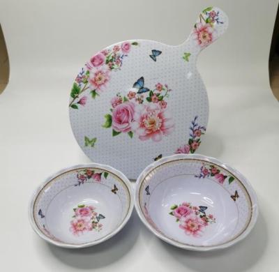 China Melamine Moulding Compound For Making Dishware Melamine Plates Salad Bowl Melamine for sale