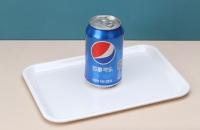 China Custom White Color Melamine Tableware Big Tray Kitchen Serving Tray For Fast Food for sale