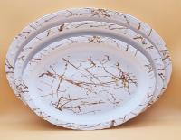China Wholesale Custom Restaurant Melamine Plastic Wooden Serving Trays for sale