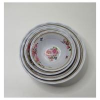 China Easy To Clean Melamine Serving Bowl With Ceramic Look And Bright Color For Your Selection for sale