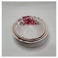 China Easy To Clean Melamine Serving Bowl With Ceramic Look And Bright Color For Your Selection for sale