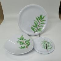 China Temperature Resistant Melamine Dinnerware Customizable Color Melamine Tableware for sale