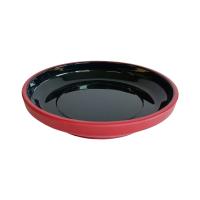 China Black 100% Melamine Serving Bowl Smooth Surface Easy To Clean Durable Tableware for sale