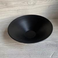 China Eco-friendly Black 100% Melamine Tableware Bowl Smooth Surface Easy To Clean for sale
