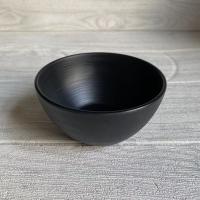 China Eco-friendly Black 100% Melamine Tableware Bowl Smooth Surface Easy To Clean for sale