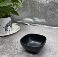 China Black Matte Square Small Melamine Bowls For Food Grade Requirements for sale