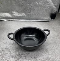 China Glossy Black Handle Melamine picnic set for sale