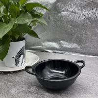 China Glossy Black Handle Melamine picnic set for sale