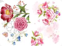 China Printed Decal Paper With Customizable Pattern For Melamine Tableware With Size 59*44CM for sale