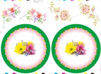 China Printed Paper For Melamine Tableware With Customized Designs Of Size 59*44CM for sale