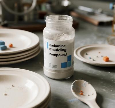 China Melamine Compound Powder 99.8 % – Premium Raw Material For Melamine Dinnerware for sale