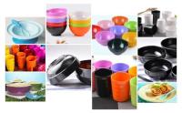 China 2025 Eco-Grade Amino Moulding Compound Powder with E0 Formaldehyde Emission and 67% Bio-Based Carbon for Premium Melamine Dinnerware for sale