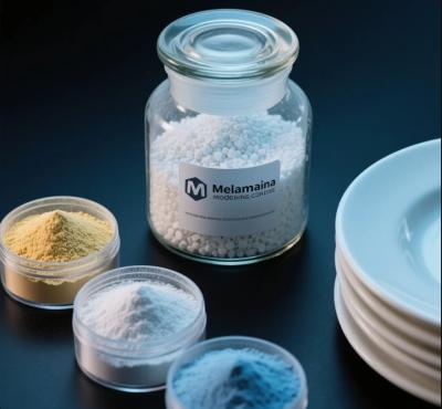 China Enhanced Durability Eco-Friendly High Scratch Resistance Melamine Moulding Powder Amino Moulding Compound for sale