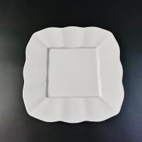 China White Customized Melamine Plate Withstand Temperature -20℃-120℃ for Hotel Restaurant and Home Use for sale
