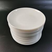 China White Customized Melamine Environmental Friendly Plate Withstand Temperature -20℃-120℃ For Hotel Restaurant for sale