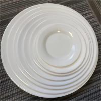 China Eco-Friendly Food Grade White Melamine Dinnerware Sets For Hotel for sale