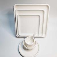 China Eco-Friendly Food Grade White Melamine Dinnerware Sets For Hotel for sale