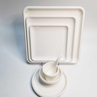 China A5 Food Grade Melamine Dinnerware Set Unbreakable Heat Resistant Tableware for Restaurant Hotel Catering and Home Use for sale