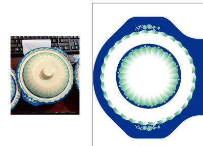China Custom Printed Heat Resistant Food Grade Safety Melamine Decal Paper for Dinnerware Manufacturing for sale