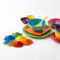 China Food Health Standard Melamine Molding Compound For Melamine Crockery for sale