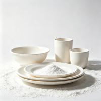 China White Urea Formaldehyde Moulding Compound with Stable Fluidity for Custom Tableware Manufacturing for sale