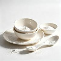 China White Urea Formaldehyde Moulding Compound with Stable Fluidity for Custom Tableware Manufacturing for sale