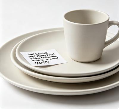 China Food Contact Grade Stain Resistant Melamine Molding Compound (MMC) for Commercial Catering Ware Production for sale