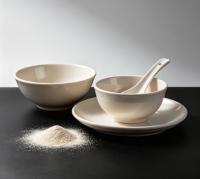 China Food Grade A1 Urea Moulding Compound Powder with 99.8% Melamine Content and Flexural Strength ≥50MPa for Melamine Tableware Production for sale