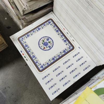China Durable Melamine Decal Paper Suitable For Melamine Dinnerware Printing And Custom Decoration Applications With Excellent Adhesion for sale