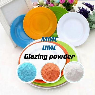 China Specialty Melamine Glazing Powder Offering Excellent Gloss and Surface Strength for Ceramic and Porcelain Manufacturing for sale