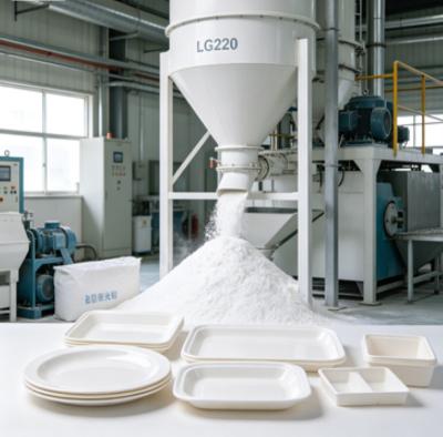 China LG220 Melamine Tableware Glazing Powder Manufacturers For Shining Melamine Plate HS Code 39092000 for sale