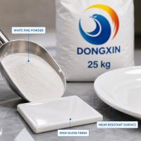 China Non Toxic White Melamine Glazing Powder For Home / Hotel Dinnerware for sale