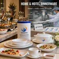 China Non Toxic White Melamine Glazing Powder For Home / Hotel Dinnerware for sale
