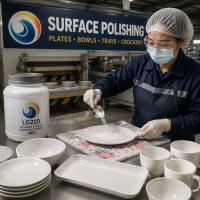 China High Purity Melamine Glazing Powder Used In Melamine Tableware Crockery for sale