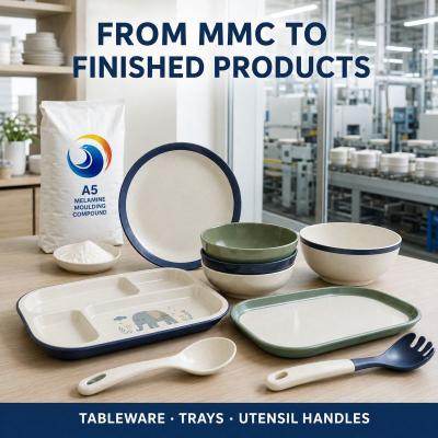 China Melamine Moulding Compound powder for making dishware melamine plates salad bowl melamine for sale