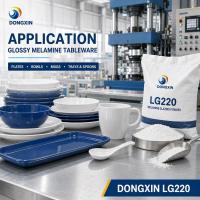 China White Melamine Formaldehyde Resin Melamine Glazing Powder For Food Gradedinnerware Shinning for sale