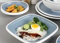 China Modern Simple Two-Color Melamine Plate - Lead Free, Scratch Resistant, BPA-free Dinnerware for Hotels and Restaurants for sale