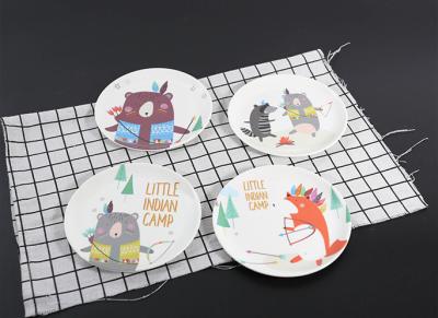 China Creative A5 Melamine Dinnerware Sets Melamine Dessert Plates Northern European Style for sale