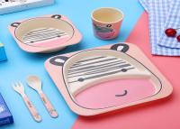 China 5pcs Cute Animal Design Children Melamine Dinnerware Sets for sale