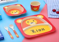 China Melamine Bamboo Fiber Dinnerware Kids Tableware Set for sale