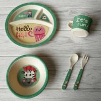 China Eco Freindly Bamboo Fiber Childrens Melamine Dinnerware Sets for sale