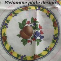 China Plate Bowl / Tray Melamine Decal Paper With Deign Printing for sale