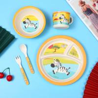 China Cartoon Durable Melamine Dinnerware Sets Customized Logo For Restaurant for sale