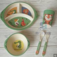 China Household Bamboo Childrens Dinnerware , Bamboo Fiber Dinnerware for sale