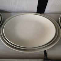China Buffet Round 100% Melamine Dinner Plates For Wedding for sale