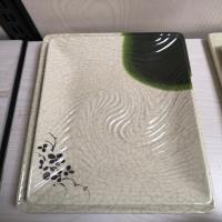 China White OEM Melamine Rectangular Plates For Restaurant for sale