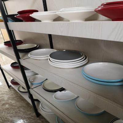 China Unbreakable OEM Melamine Dinner Plate For Home Restaurant for sale