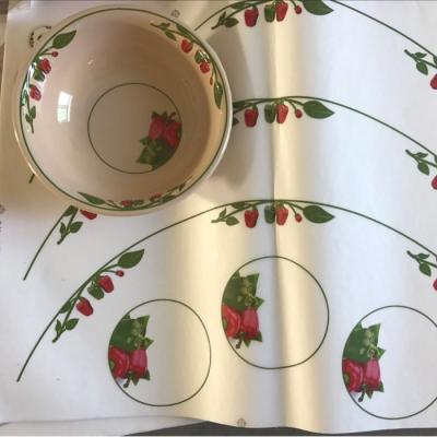 China Heat Resistant Melamine Overlay Paper For Melamine Bowl Spoon Mug Tray for sale