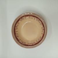 China Chip Resistant Home Melamine Round Plates Restaurant Dinner Plates for sale