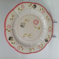 China Chip Resistant Home Melamine Round Plates Restaurant Dinner Plates for sale